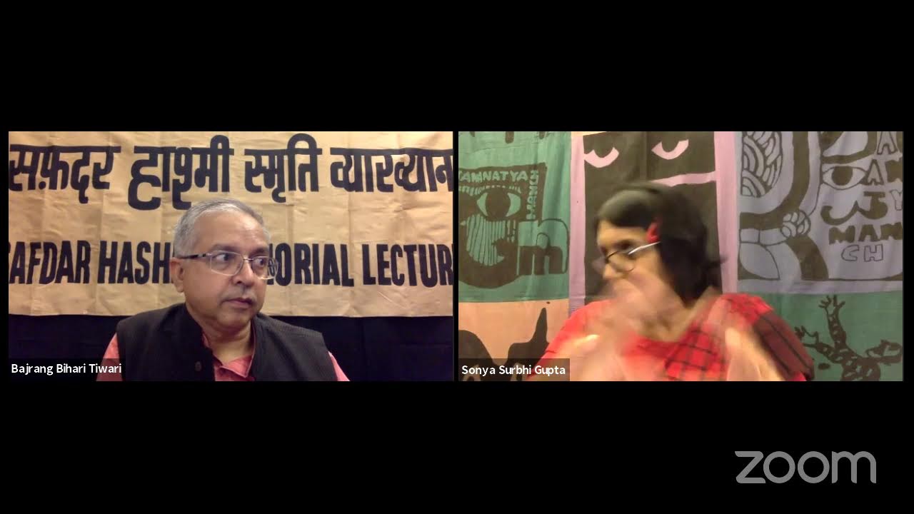 Safdar Hashmi Memorial Lecture 2021 - YouTube
