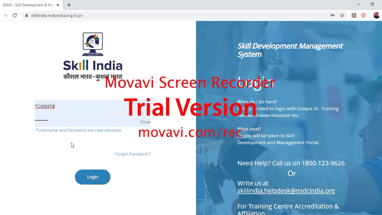 Skill India Portal TC Login - YouTube