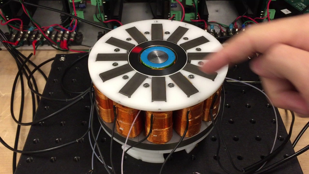 Bearingless Slice Hysteresis Motor: Suspension Control - YouTube