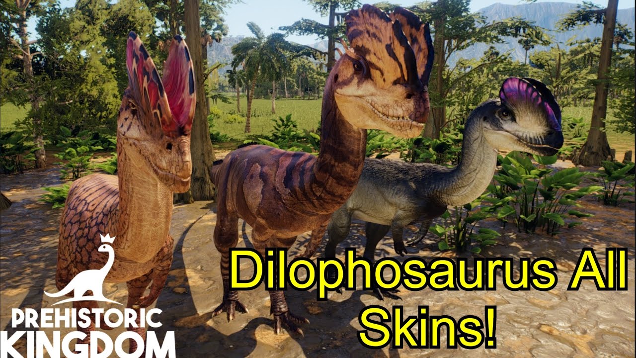 Dilophosaurus | All Skins - Prehistoric Kingdom! - YouTube