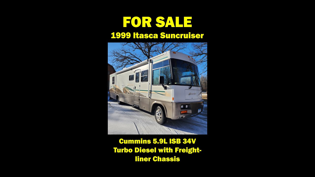 FOR SALE: 1999 Itasca Suncruiser Cummins 5.9L ISB 34V Turbo Diesel with ...