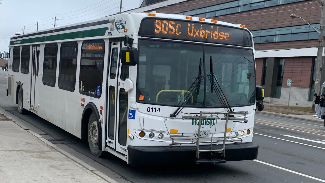 DRT First Day of service on New Flyer D40LFR 0114 on route 605 with ...