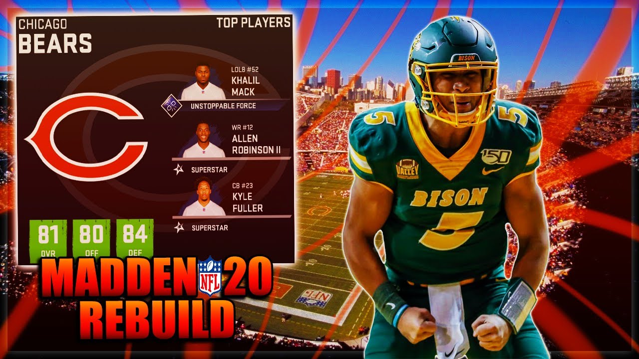 Rebuilding The Chicago Bears | Can Trey Lance Save This Team | Madden ...