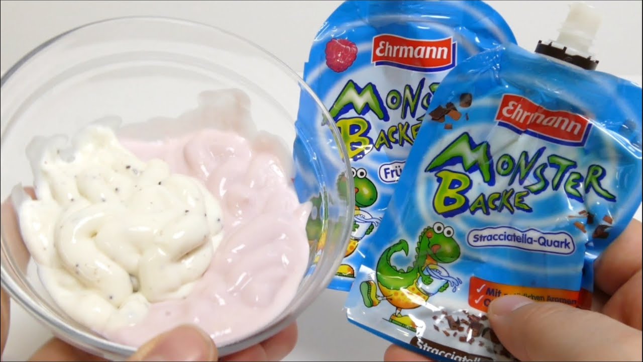 MONSTER BACKE Fruit Drink Quark & Stracciatella Quark - YouTube
