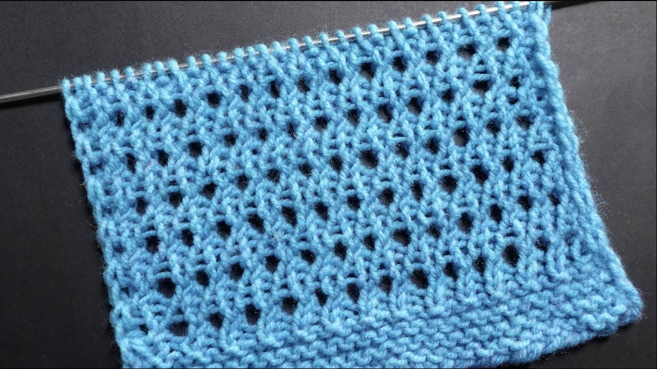 Very easy stitch pattern. Suit for beginners - YouTube