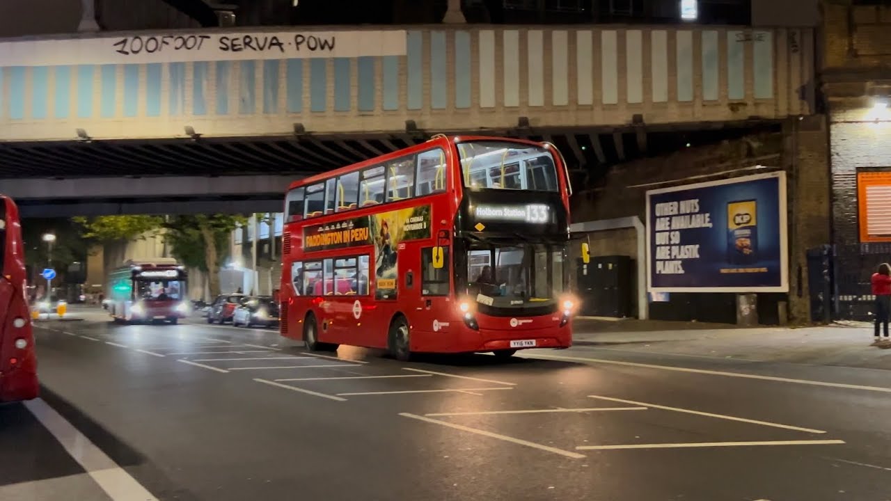 Refurbished | ADL Enviro 400 MMC E40H working Route 133 towards Holborn ...