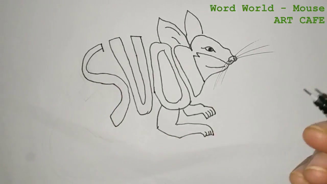 Word World Mouse | Word World Drawing - YouTube