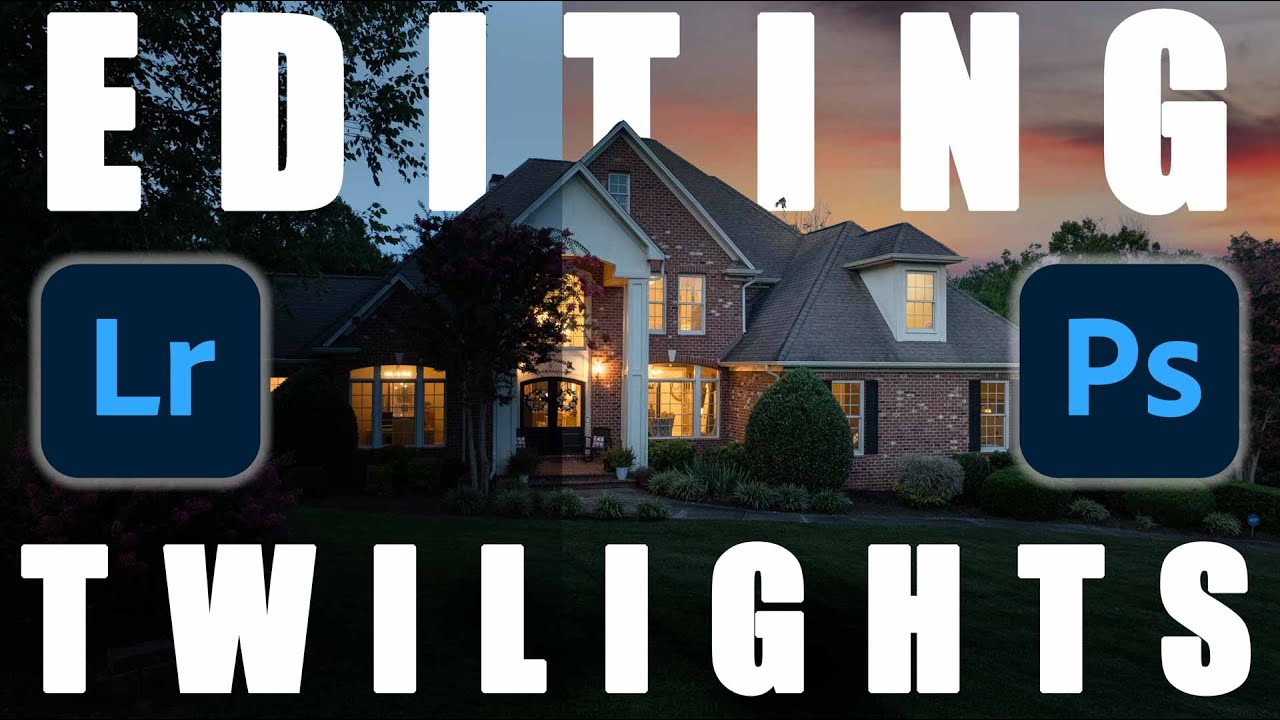 How to Edit Twilight Photos for Real Estate Photography - YouTube