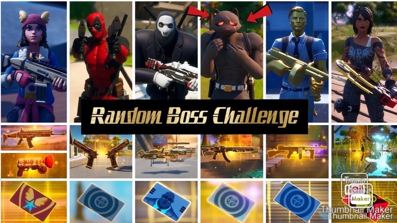Random boss challenge - YouTube