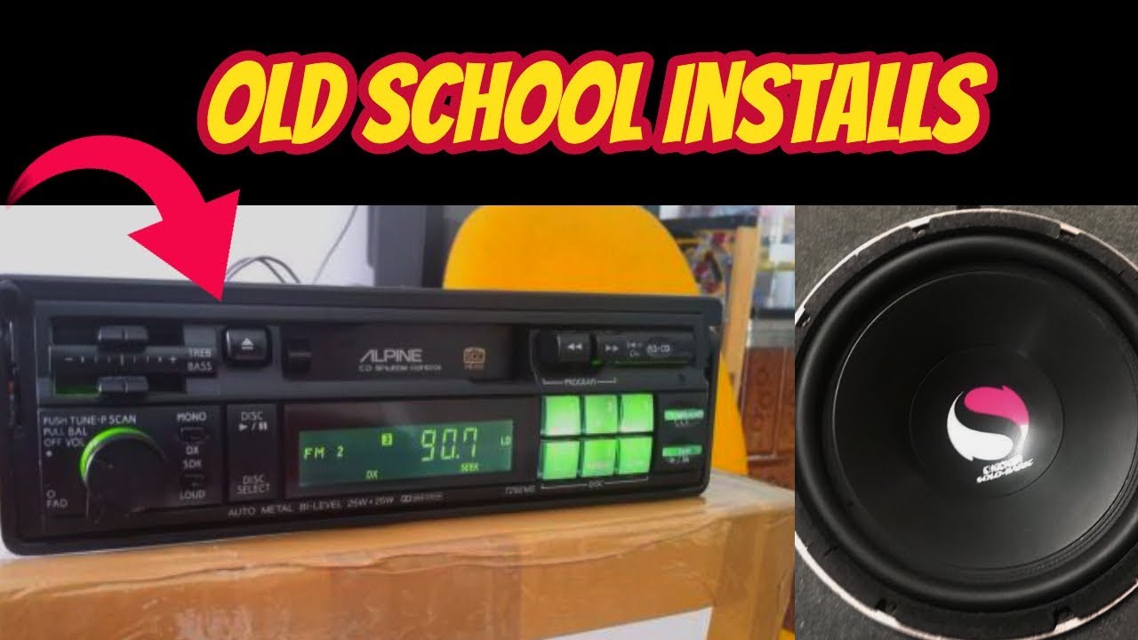 CAR AUDIO INSTALLS (old school) - YouTube