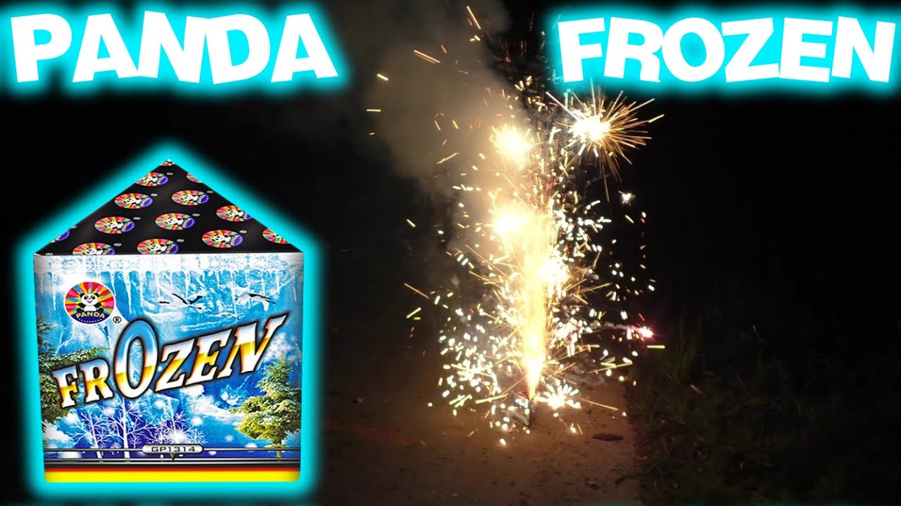 PANDA FROZEN | Mega Crackling Fontänen-Batterie | Full HD - YouTube