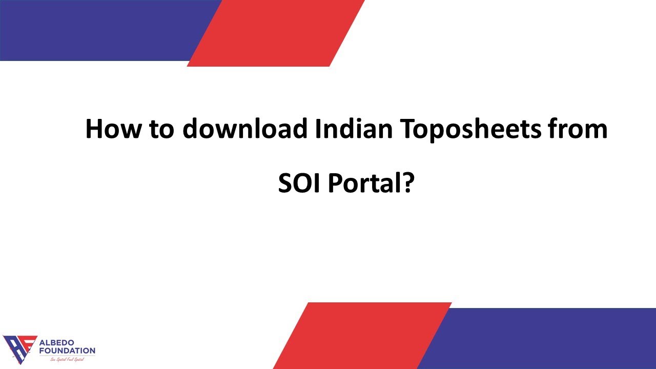 How to download Indian Toposheets from SOI Portal? - YouTube