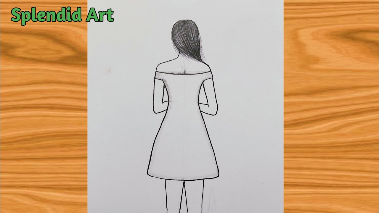 Simple Drawing Girl || Drawing for Beginners || Art Video - YouTube