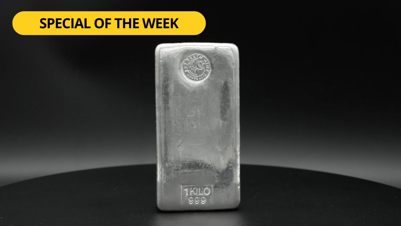 SPECIAL: Perth Mint 1kg Silver Bar (24hrs ONLY!) - YouTube
