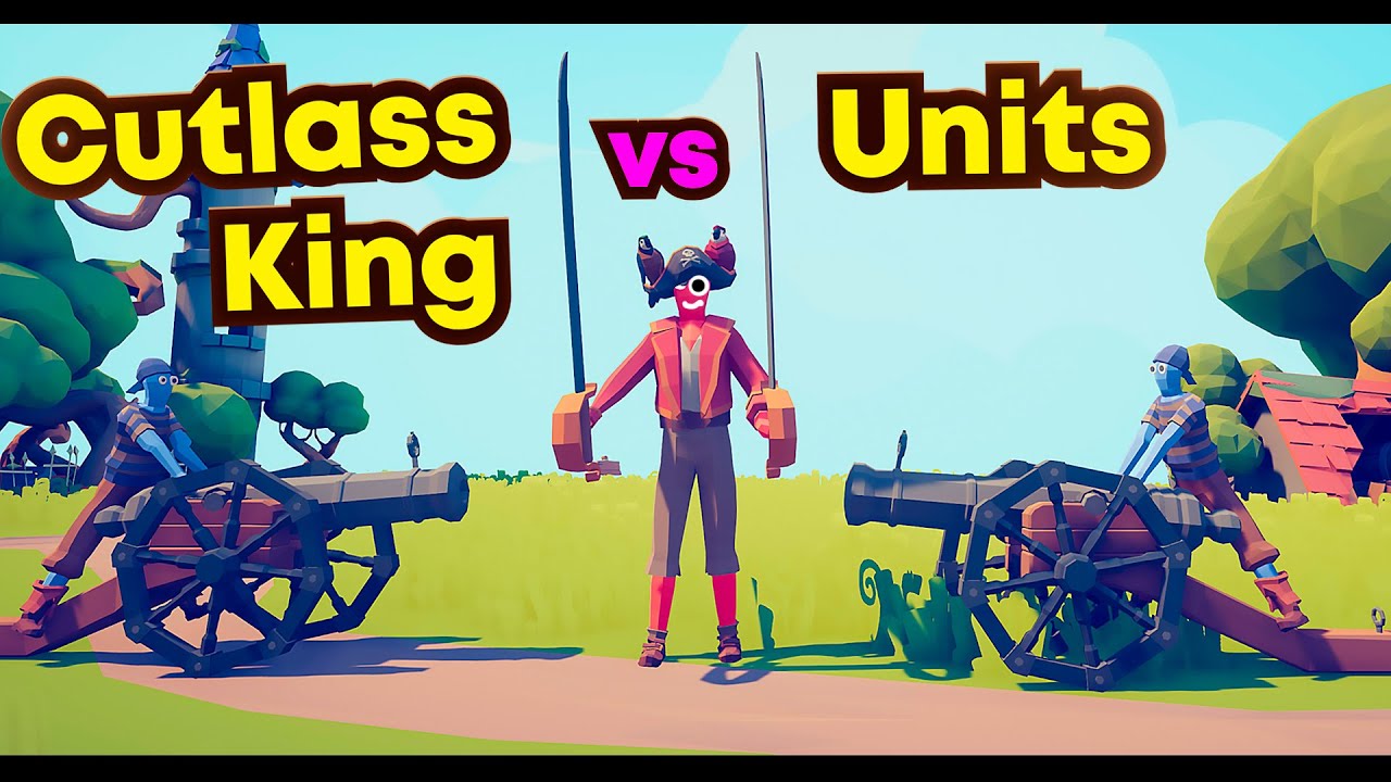 TABS Mod - Cutlass King vs Units - YouTube