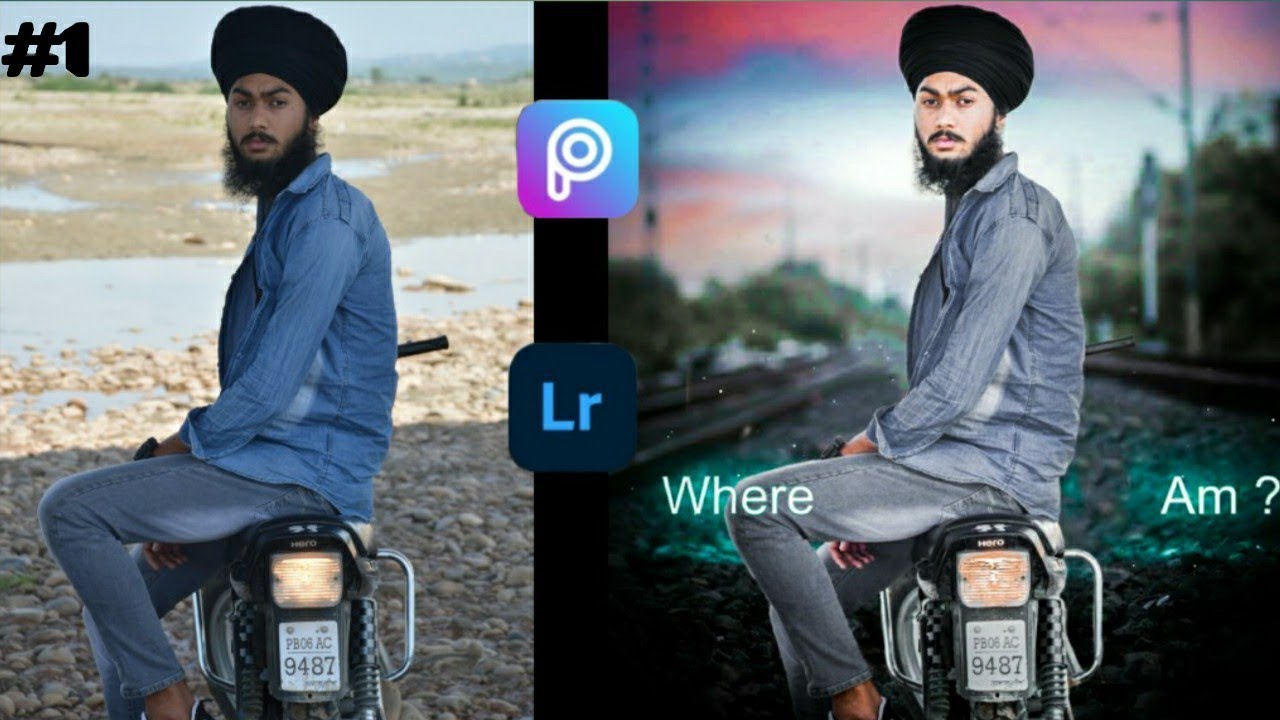 new picsart editing background change step by step #picsart #lightroom ...