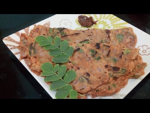Murunga keerai Gothuma Roti | Moringa leaves wheat roti| Healthy Tffin ...
