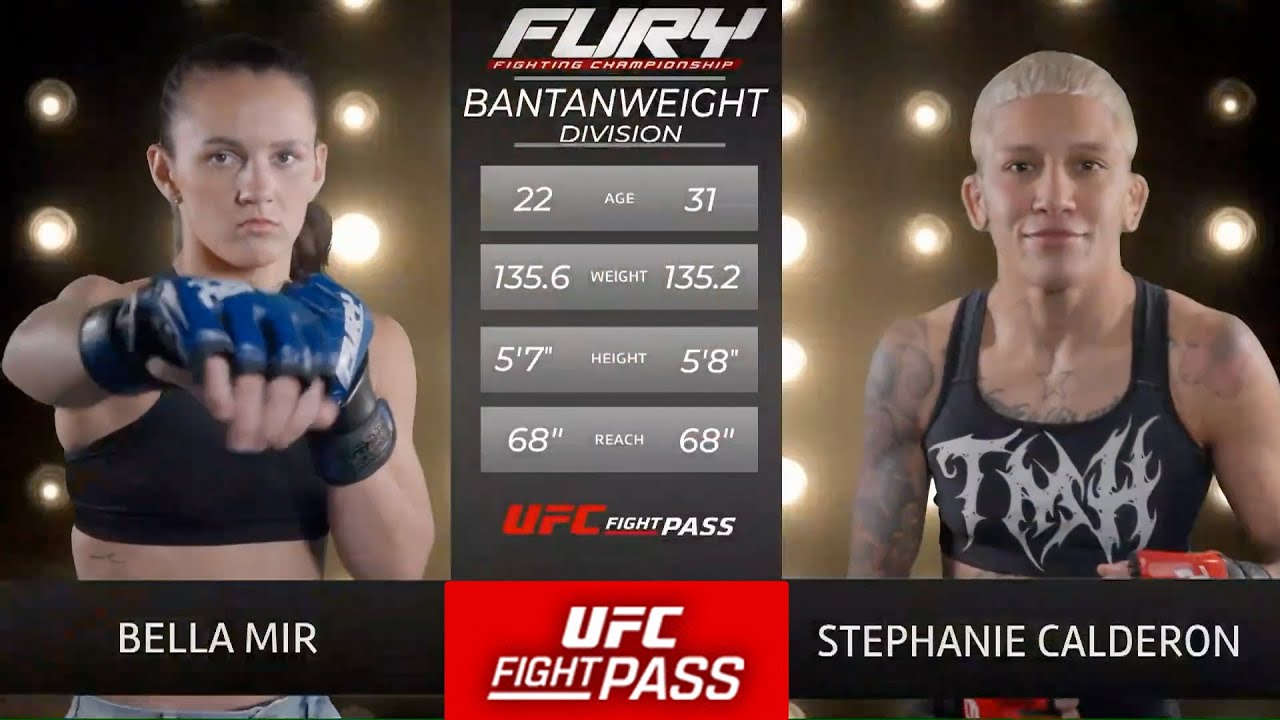Fury Challenger Series 14: Bella Mir vs Stephanie Calderon | July 27 ...