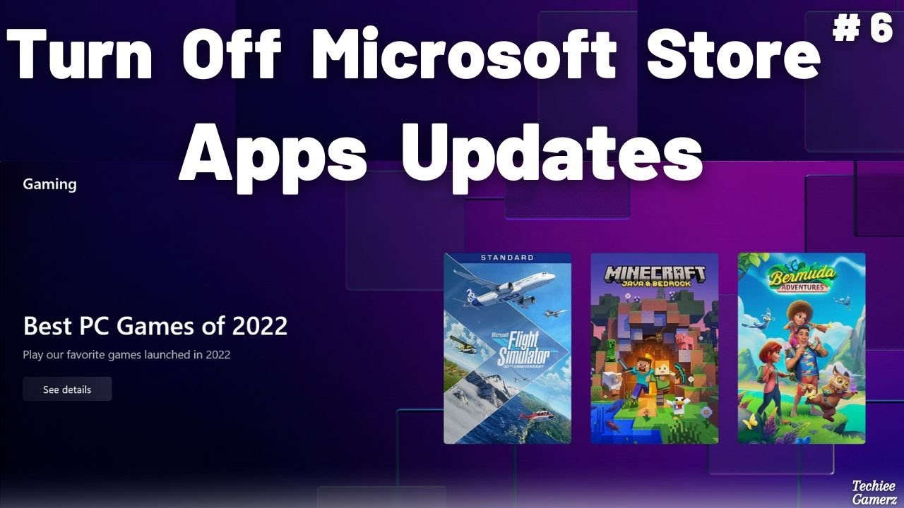 Turn Off Microsoft Store Automatic Updates in Windows 10 - YouTube