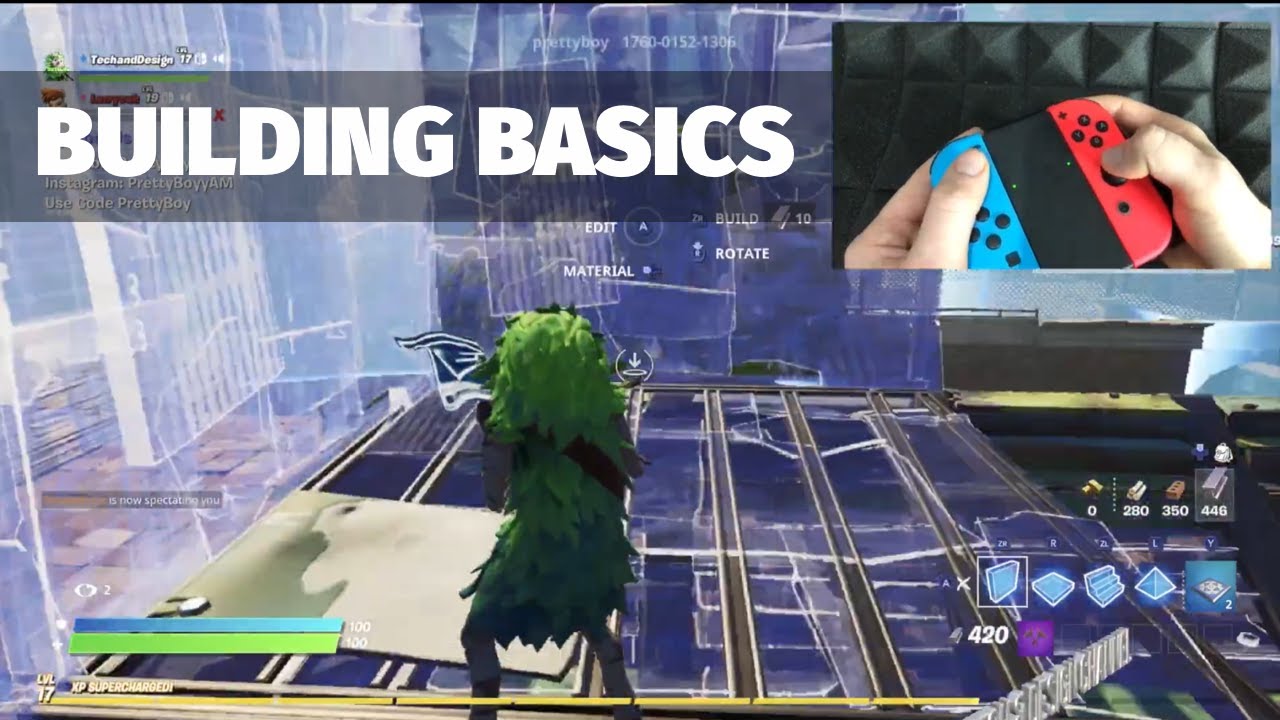 Fortnite: How to Build - the basics for beginners on Nintendo Switch ...