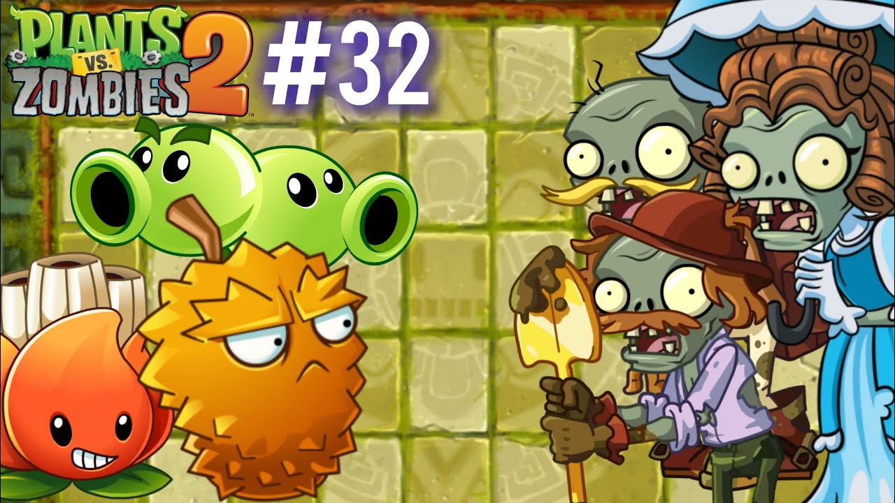 Endurian and AKKE! Plants vs Zombies 2 walkthrough #32 (No commentary ...