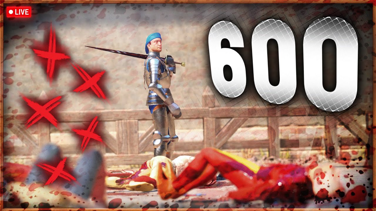 600 Kill Slaughter Stream (RT1K) - #halfsword - YouTube