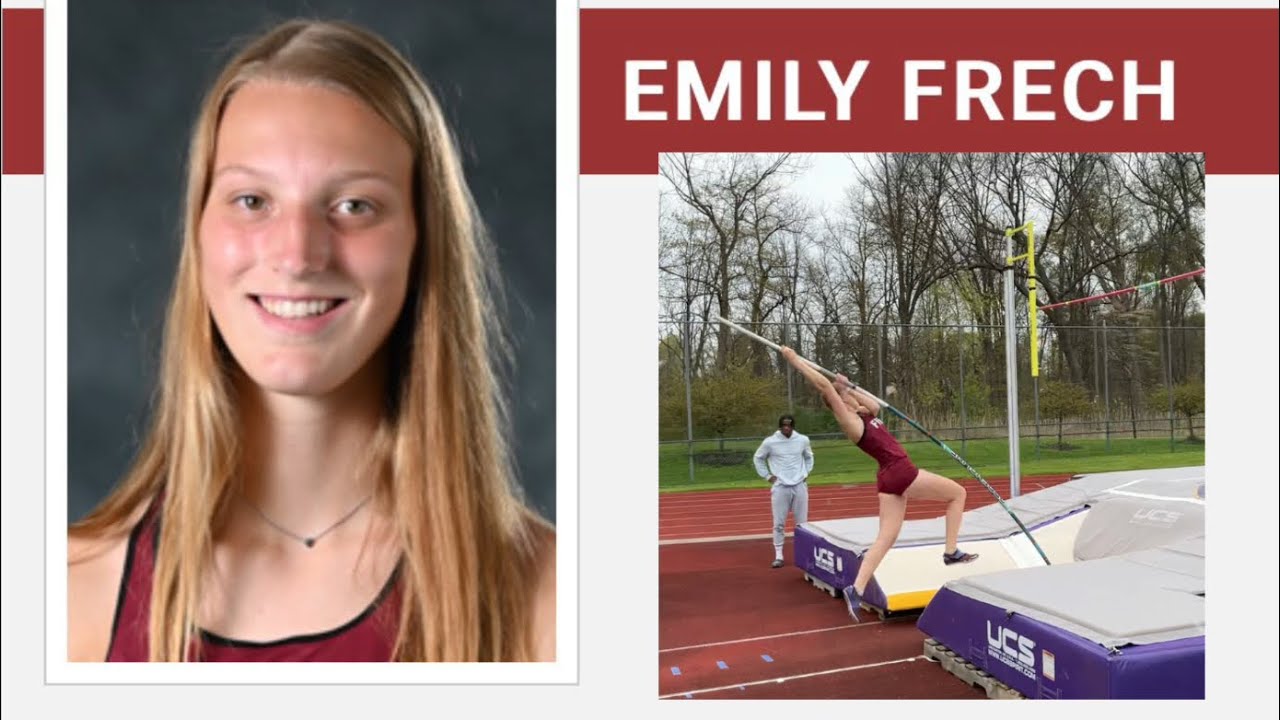 Emily Frech Freshman Year Pole Vault Progression 2021-2022 - YouTube