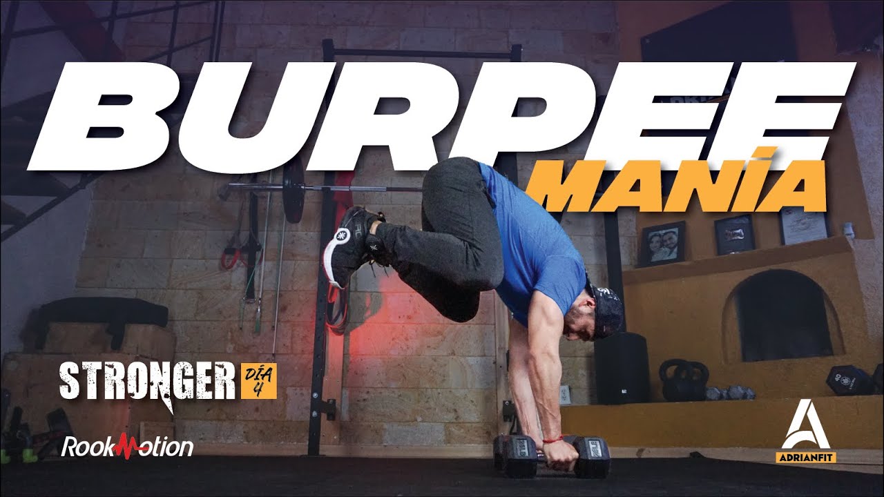 Burpee MANÍA! 🔥 Cardio HIIT EXTREMO (STRONGER DÍA 4) - YouTube