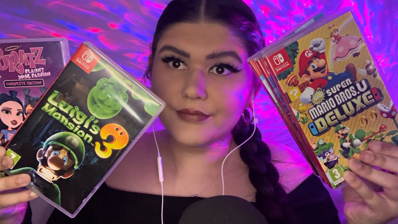 ASMR Nintendo Switch Game Collection - YouTube