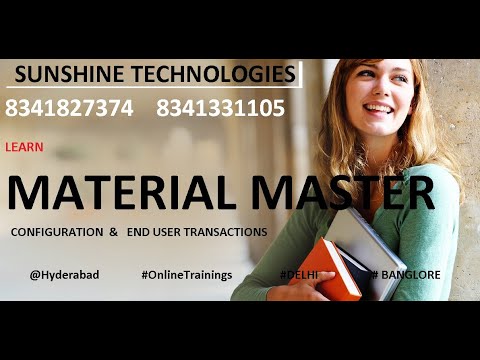 Step by Step Material Master Creation in SAP MM - YouTube
