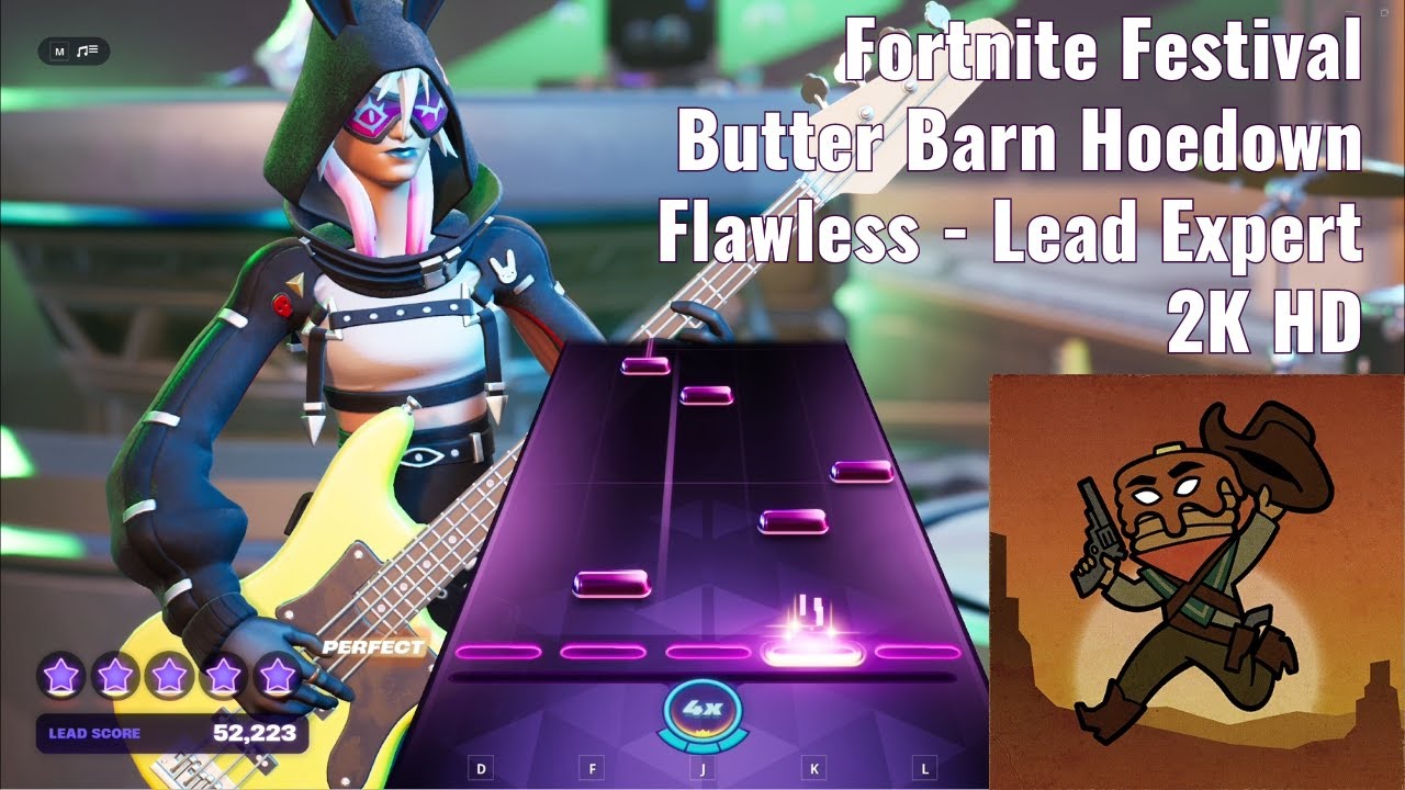 Fortnite Festival - Butter Barn Hoedown Lead Expert Flawless - YouTube