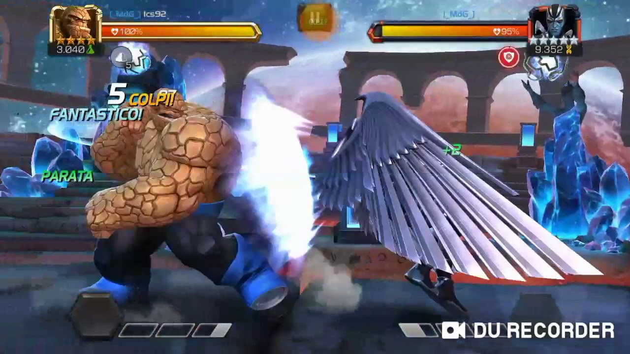 Thing VS Archangel // Marvel Contest Of The Champions - YouTube
