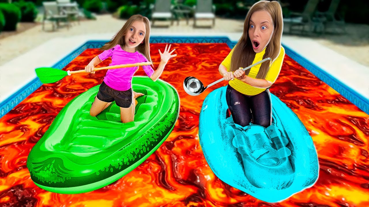 🔥 PISCINA este LAVA 🔥 CHALLENGE Extremal 🥵 - YouTube