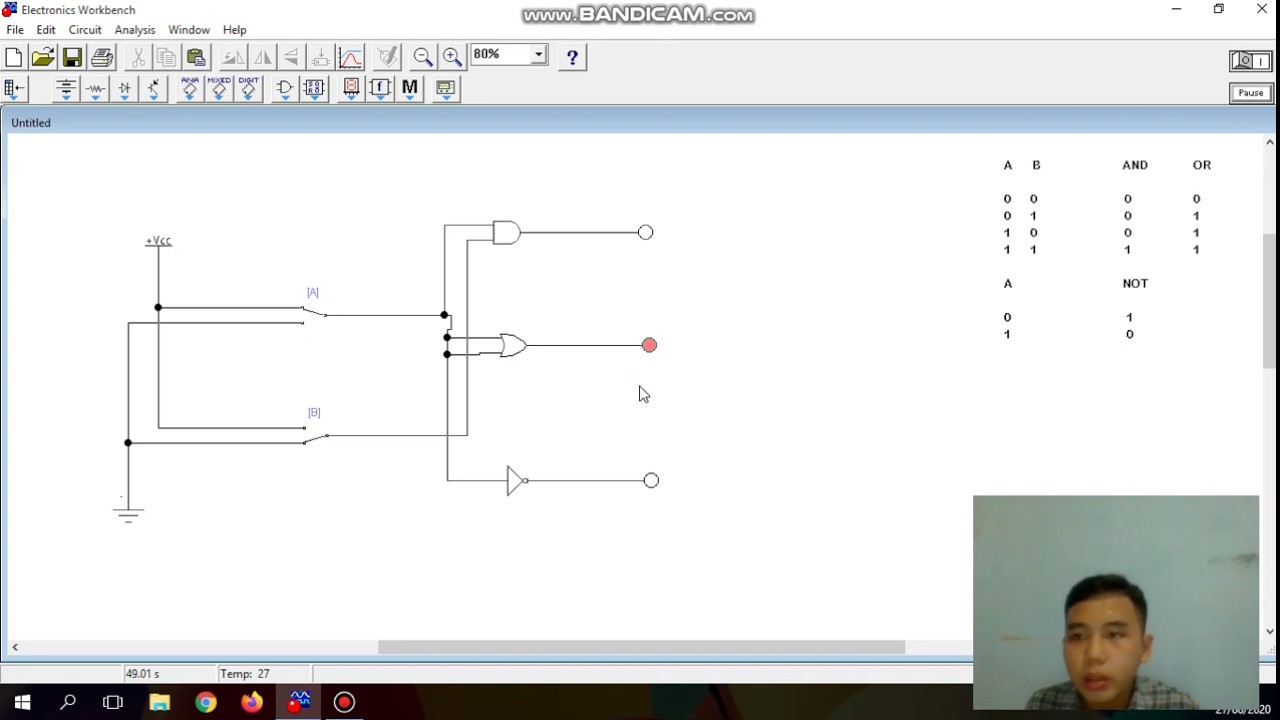 SIMULASI PRATIKUM GERBANG LOGIKA TEKNIK DIGITAL - YouTube
