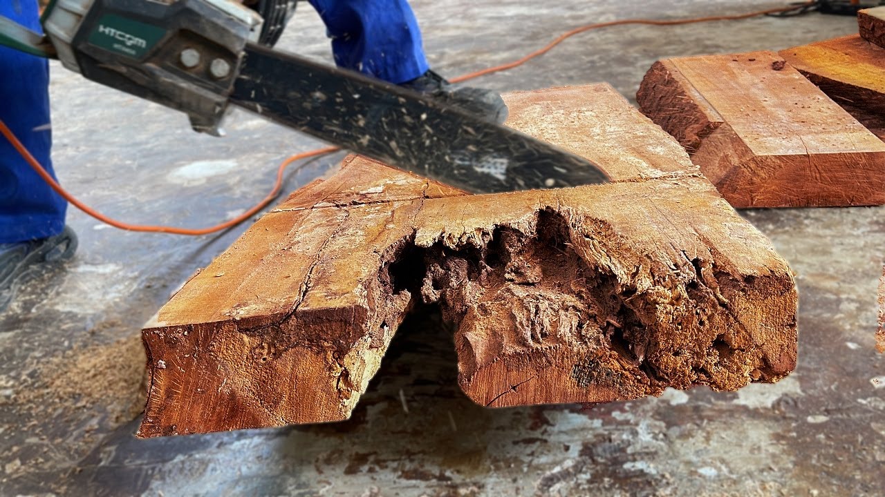 Beautiful Craft Work From This Oddly Rotten Wood || Perfect Recycling ...