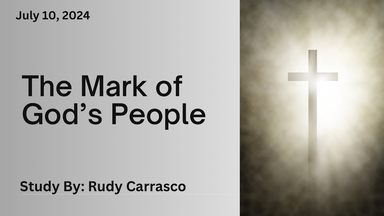 The Mark of God's People - Rudy Carrasco - YouTube