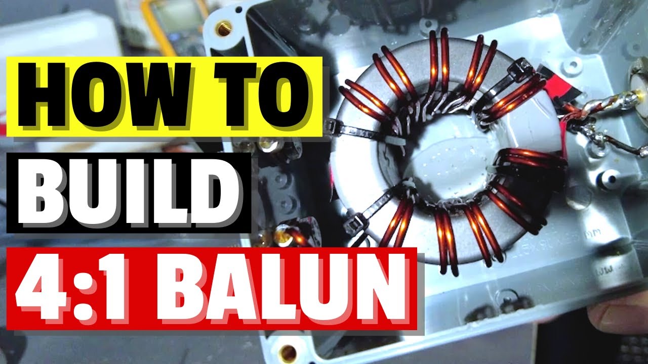How to Build a 4:1 Balun Start to Finish with Mike and Callum - YouTube