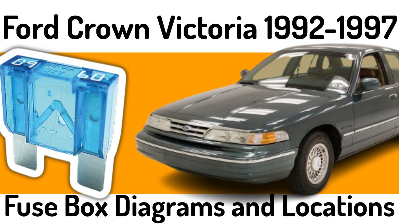 (1992-1997) Ford Crown Victoria Fuse Box Diagrams and Fuse Panel ...