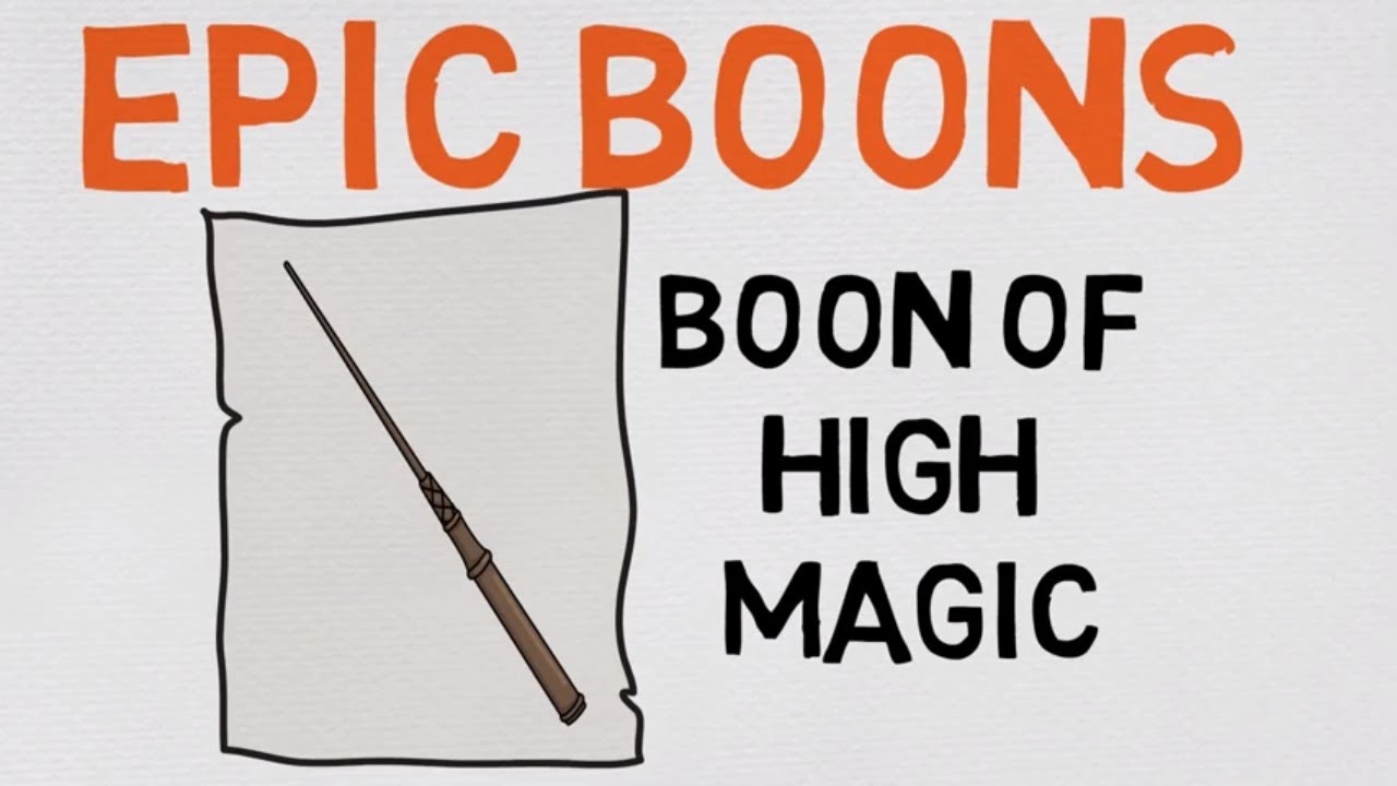 Epic Boon #5: Boon of High Magic (5E) - YouTube