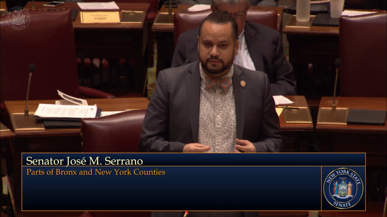 Senator José M. Serrano speaks on bill requiring cultural competency ...