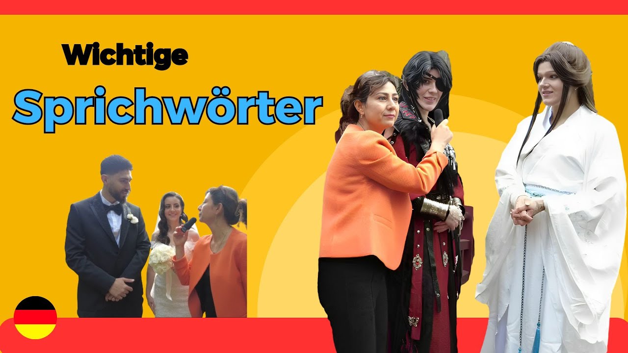 Deutsch lernen während der Hochzeit, Learning German during the wedding ...