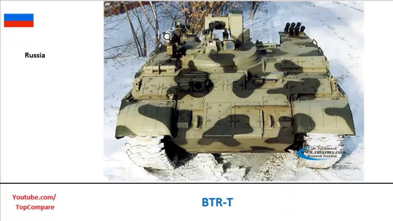 BTR-T, Armoured personnel carrier Full Specs Comparison - YouTube