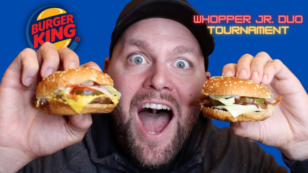 Burger King Whopper Jr. Duo Tournament 2 | Classic with Cheese vs Bacon ...