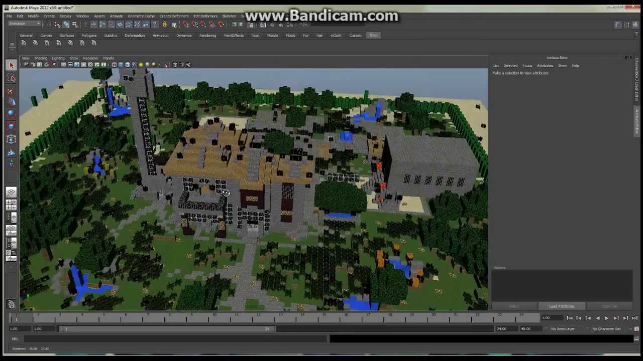 Minecraft - Maya - Tutorial - How to Build Your Character, Minecraft ...