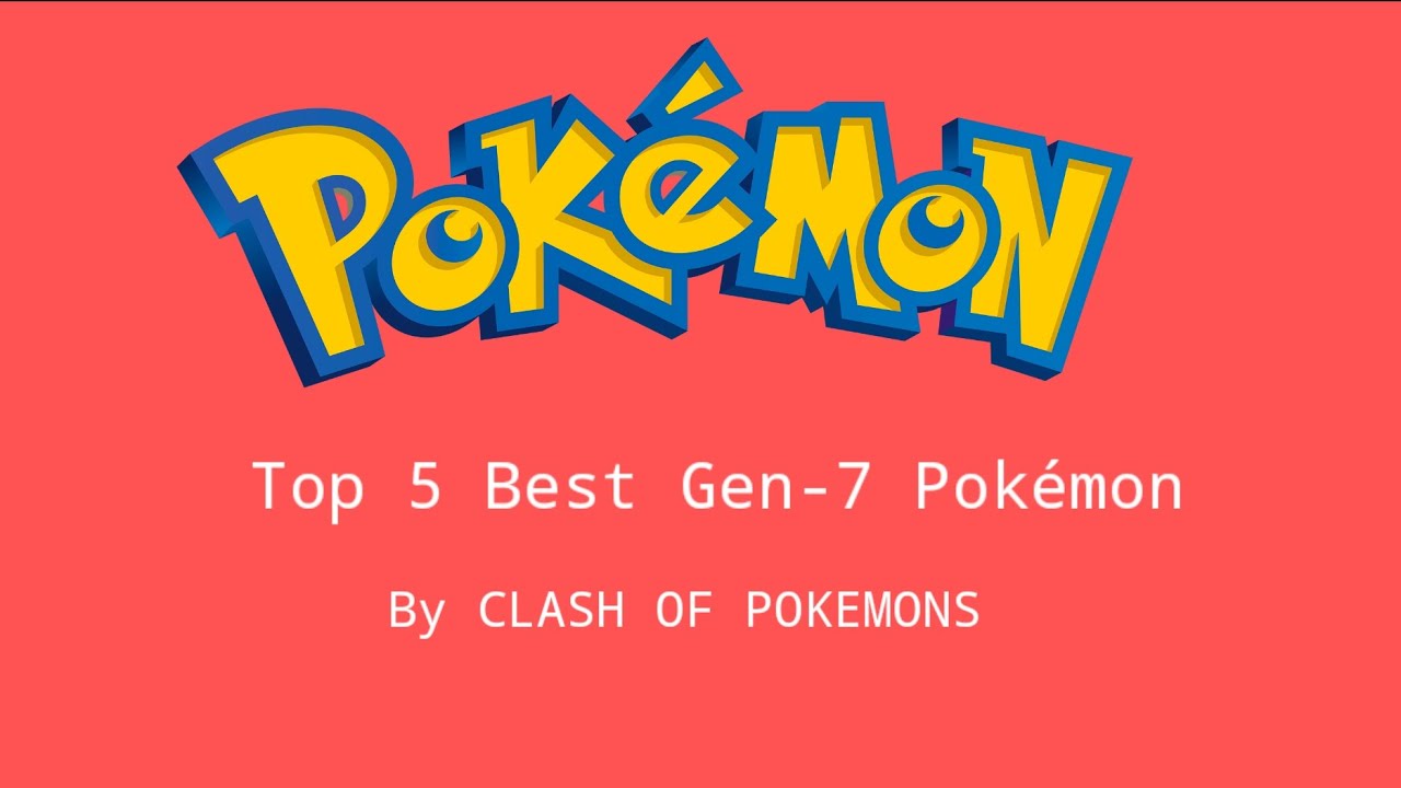 Best Gen -7 top -5 Pokemon #pokémon #evolution #cards #please_subscribe ...