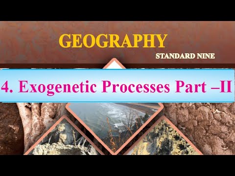 4. Exogenetic Processes 2 9th Geography Maharashtra Board - YouTube