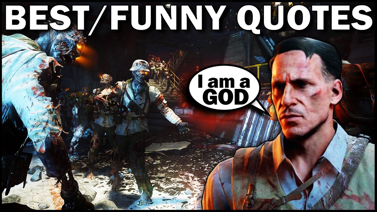 Best/Funny Quotes from BO2 and BO3 Zombies - YouTube