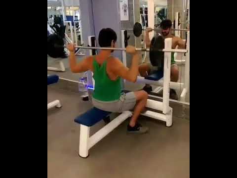 Baha antrenman yaparken