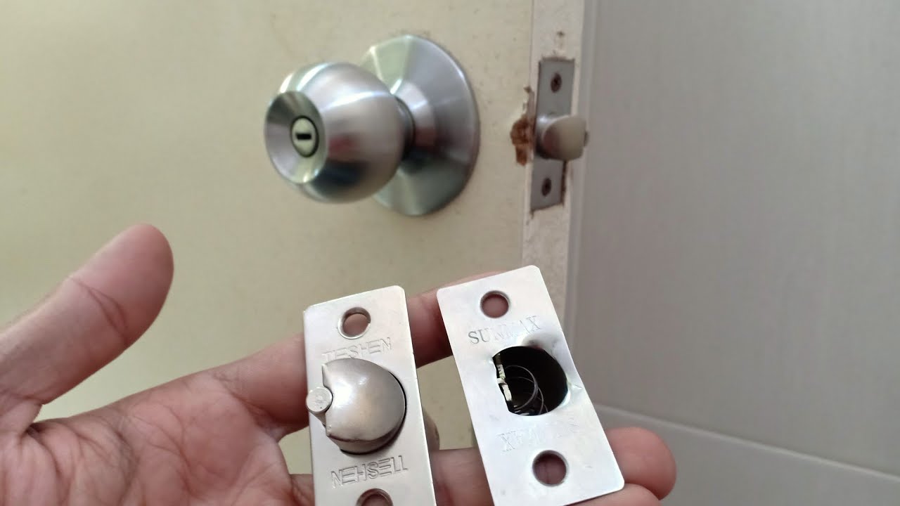 DIY | Cara Teknik Tutorial Menukar Tombol Pintu Bilik Air Dengan Mudah ...