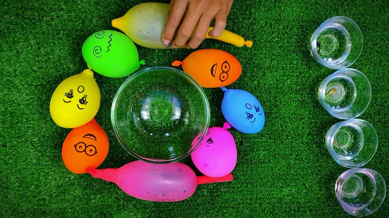 Making Slime With Funny Balloons Satisfying Slime Mixing Video Special ...